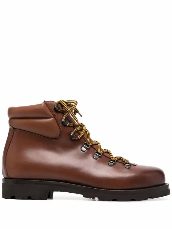 Scarosso Edmund Lace-Up Boots In Brown 40% Off Editorialist
