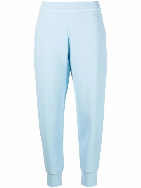Stella McCartney Tapered Cropped Trousers - Blue