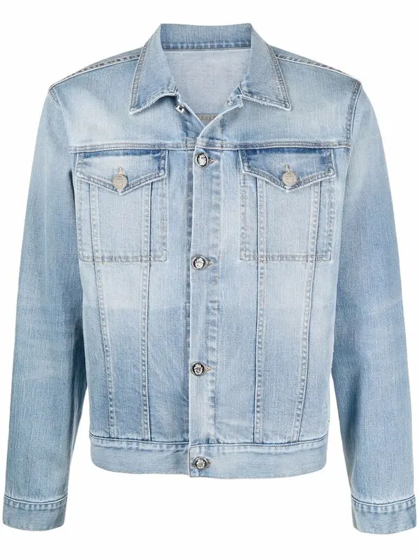BILLIONAIRE All Over Bb Denim Jacket