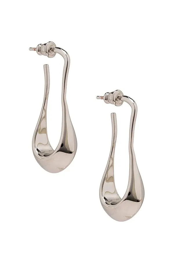 LEMAIRE Short Drop Earrings - Silver