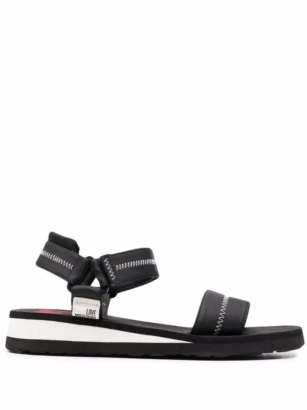 Moschino Logo Open-toe Sandals