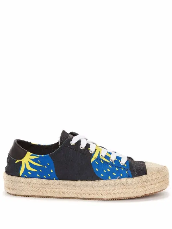JW Anderson Strawberry-print Sneakers