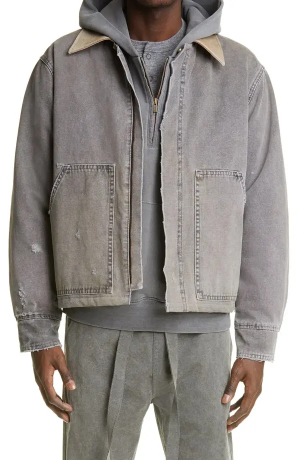 Fear Of God Work Jacket Cement Editorialist