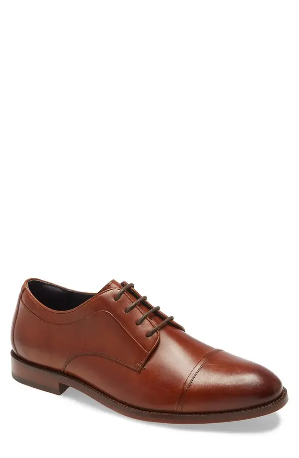 Cole Haan Harrison Grand Cap Toe Derby British Tan