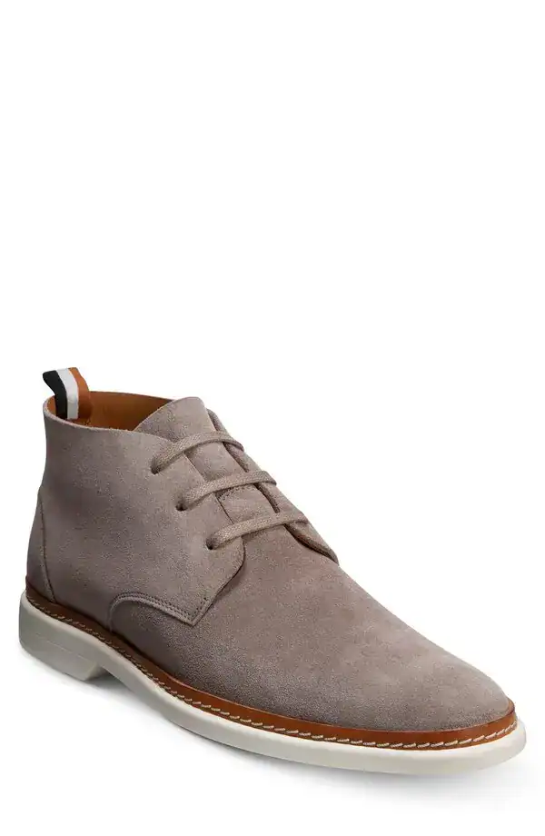Allen Edmonds Wilder Chukka Boot In Pewter Suede 40% Off