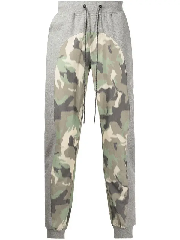 MOSTLY HEARD RARELY SEEN Camouflage-panel Track Pants