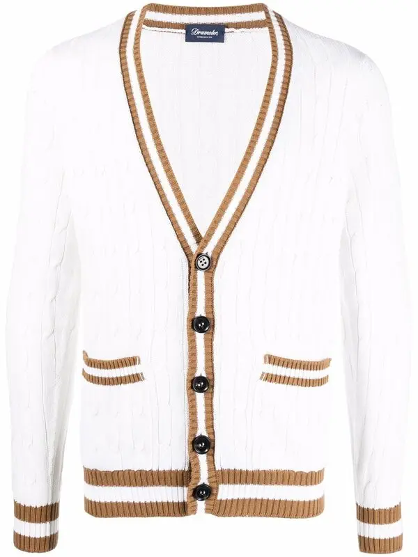 DRUMOHR Cable Knit Cardigan