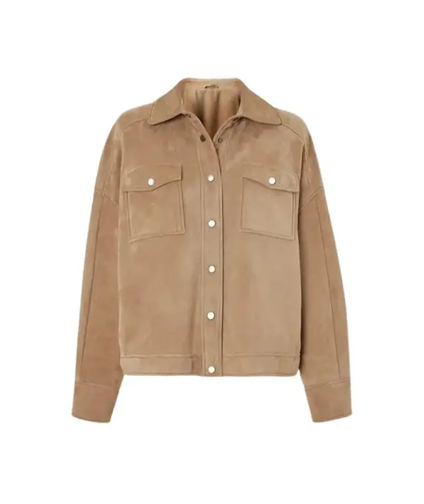 Brunello Cucinelli Suede Jacket - Neutrals