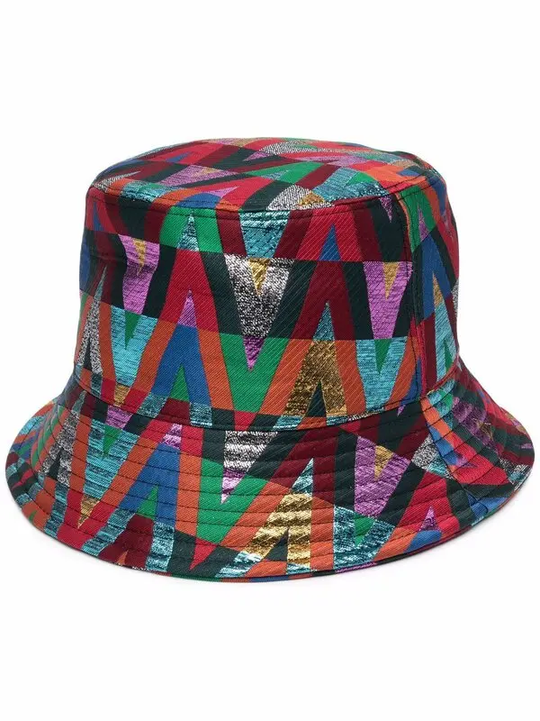 Valentino Garavani Optical Logo-print Bucket Hat