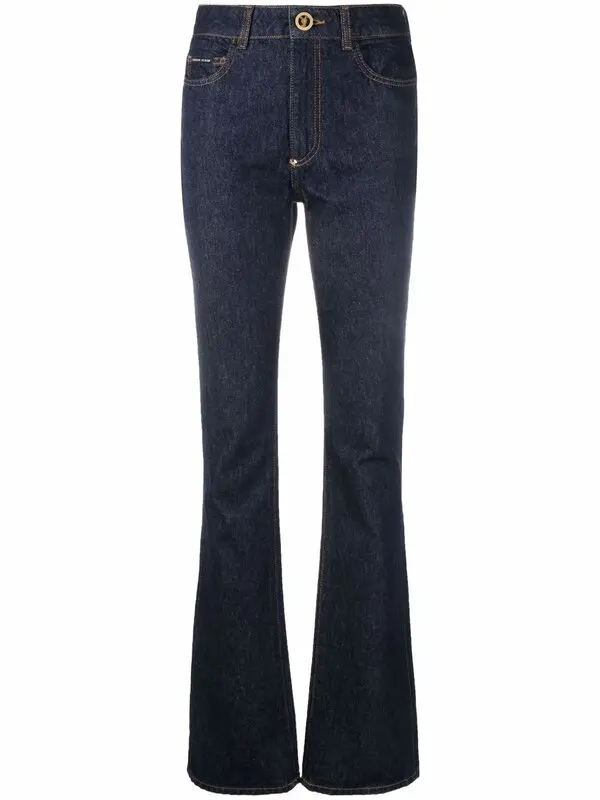 Philipp Plein High-waisted Flared Jeans - Blue