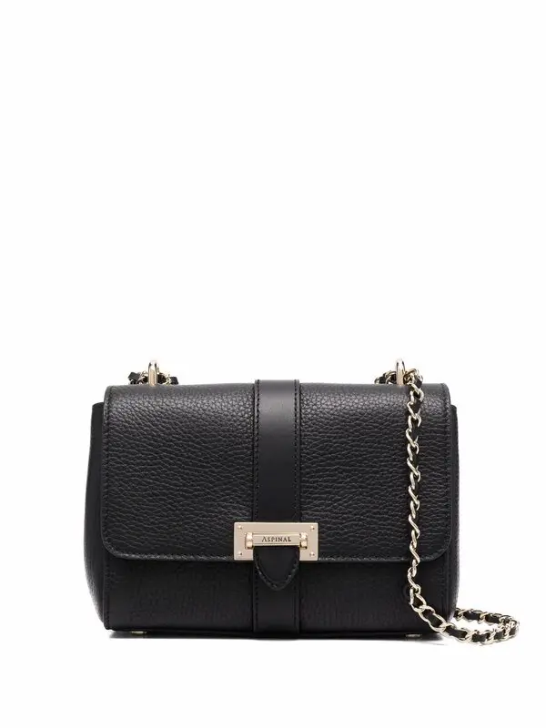 ASPINAL OF LONDON Micro Lottie Crossbody Bag - Black
