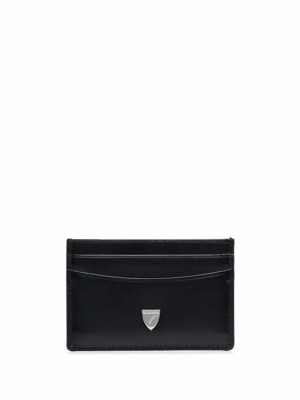 ASPINAL OF LONDON Smooth Leather Cardholder - Black