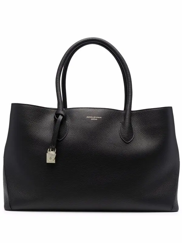 ASPINAL OF LONDON Leather Tote - Black