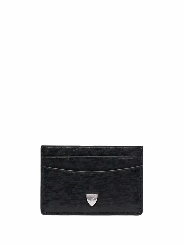 ASPINAL OF LONDON Saffiano Leather Cardholder - Black