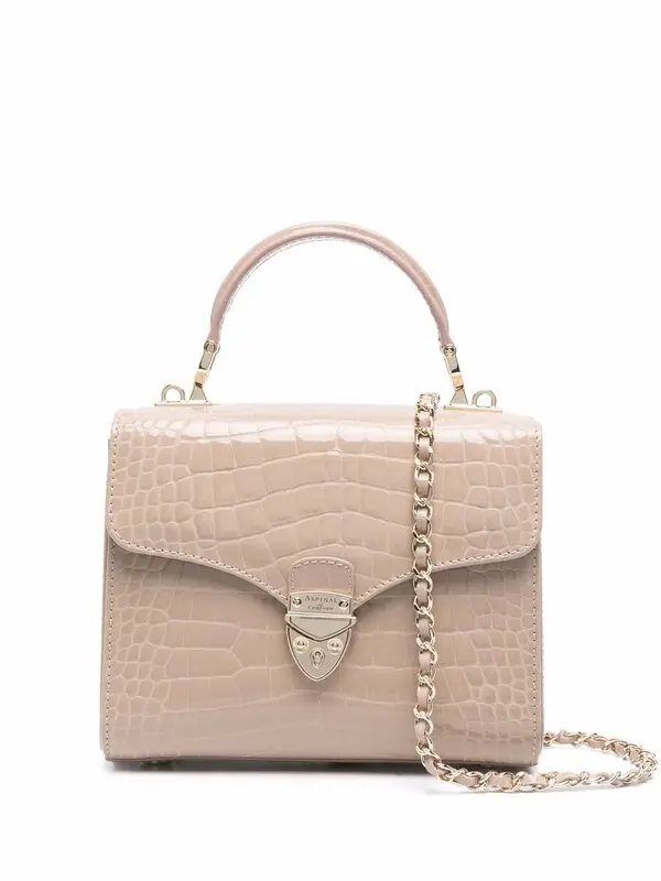 ASPINAL OF LONDON Mayfair Top-handle Bag - Neutrals