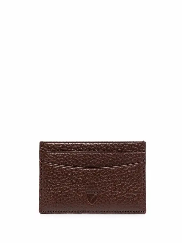 ASPINAL OF LONDON Grained Leather Cardholder - Brown