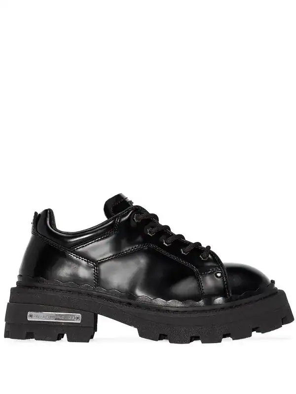 Eytys Detroit Chunky Derby Shoes - Black | Editorialist