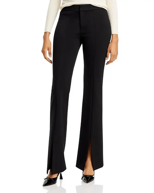 Alice + Olivia Walker Slit Slim Leg Pants
