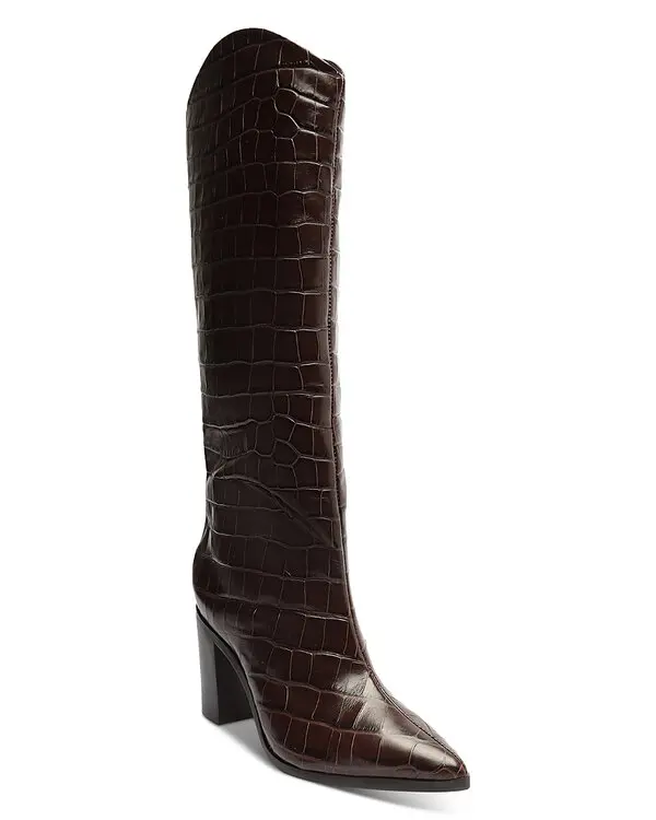 Schutz Maryana Embossed Boots