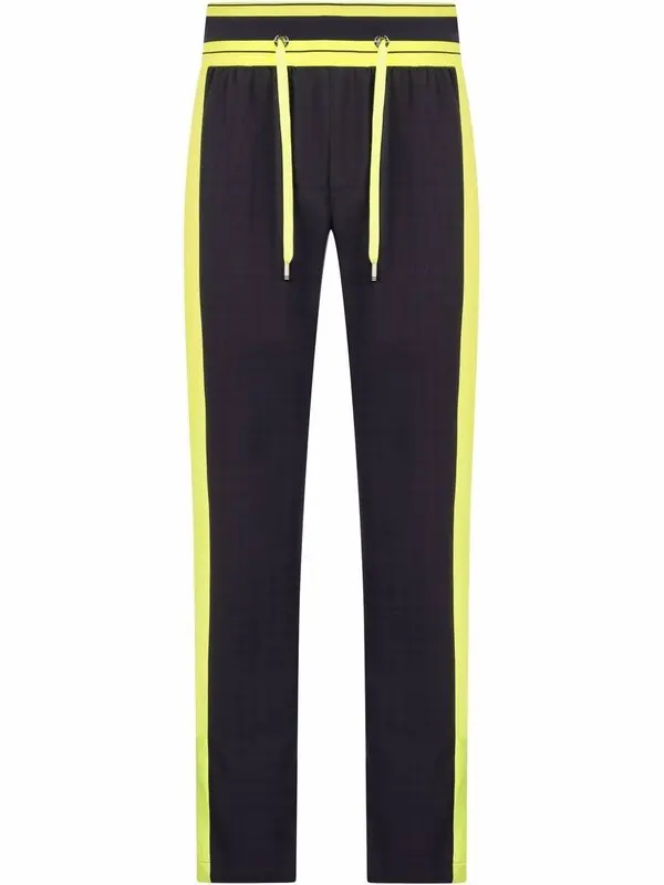 Dolce & Gabbana Checked Logo Track Pants