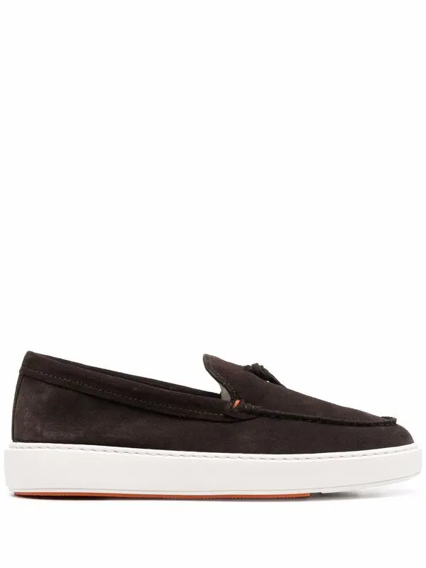 Santoni Slip-on Boat Shoes