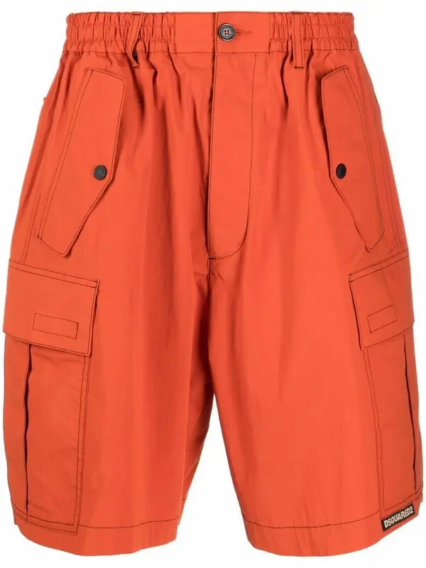 Dsquared2 Contrast-stitching Cargo Trousers