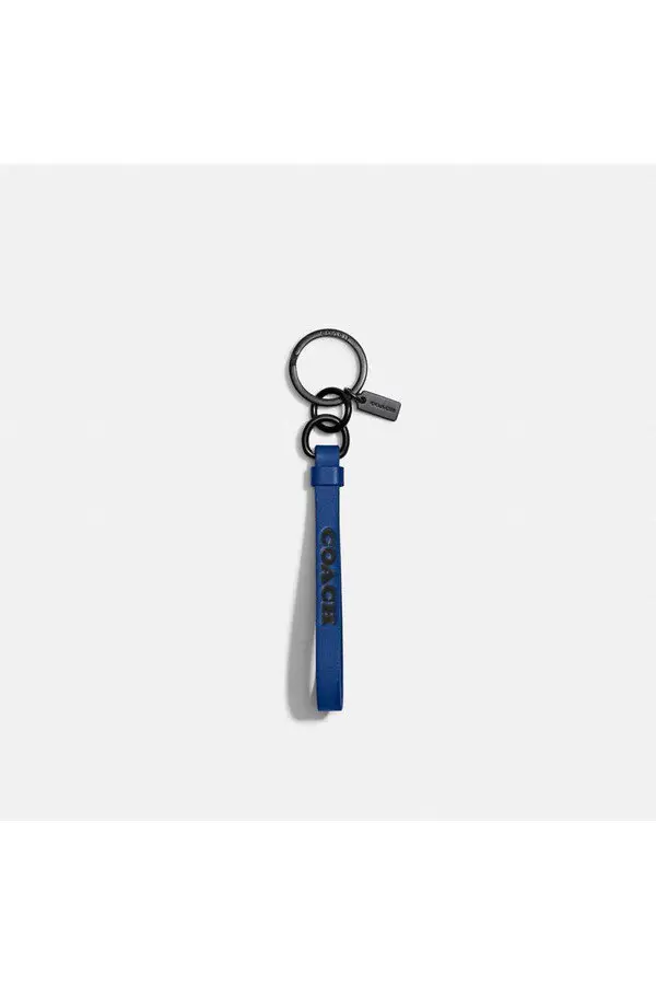 Coach Loop Key Fob - Blue | Editorialist