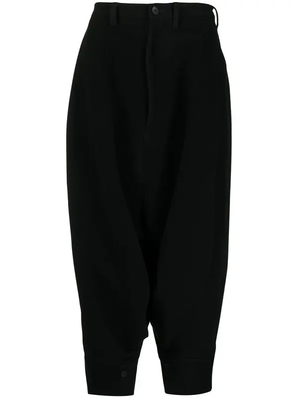 Julius Drop-Crotch Trousers In Black - 27% Off | Editorialist