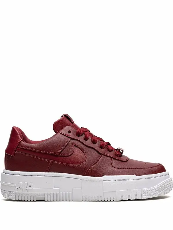 Nike Air Force 1 Pixel Team Sneakers - Red