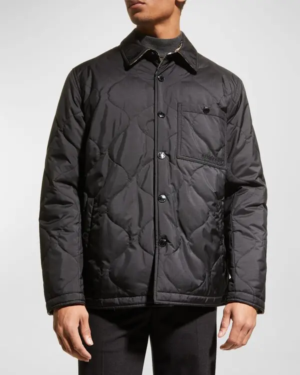 Burberry Francis Reversible Check Overshirt