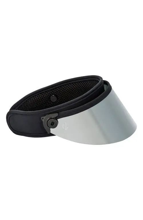 BLUESTONE SUNSHIELDS Shorty Lux Visor - Black/chrome