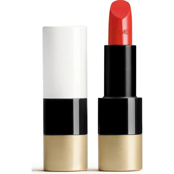 Hermès Rouge Satin Lipstick - 75 Rouge Amazone