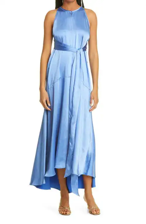 bcbgmaxazria halter dress BCBGMAXAZRIA Black Halter Maxi Dress main image 1