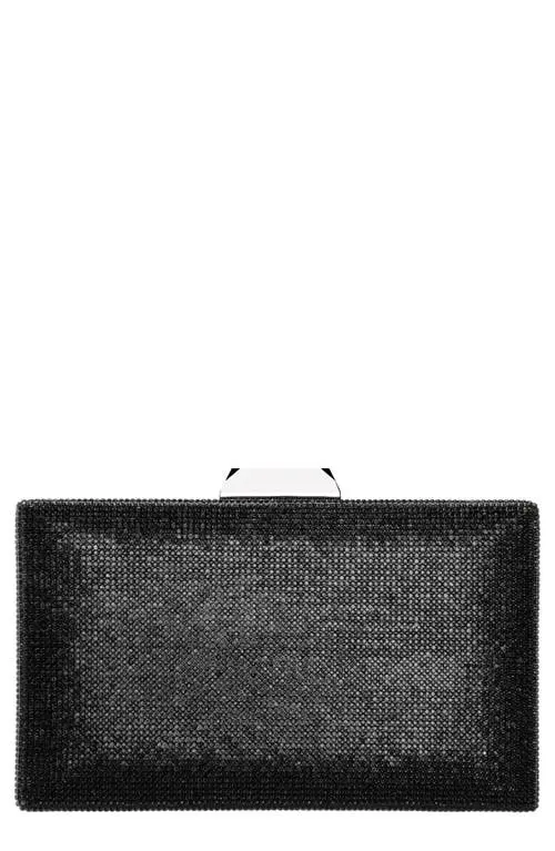 Nina Desyre Crystal Minaudière - Black