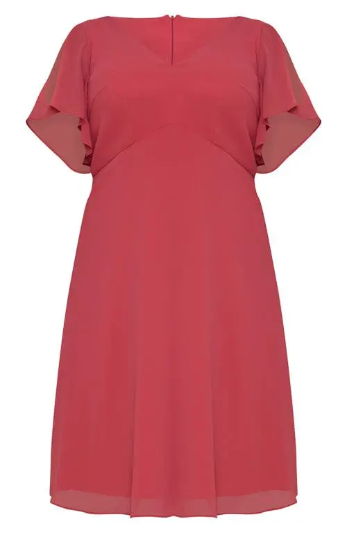 curved empire waist dress Ever-Pretty Double V Neck Long Empire Waist Chiffon Bridesmaid Dress main image 0