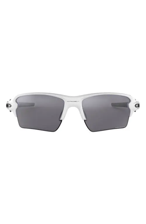 Oakley Flak 2.0 Xl 59mm Polarized Sunglasses - White