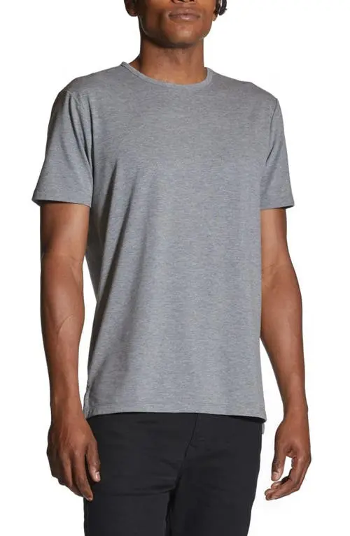 CUTS Ao Split Hem T-shirt - Heather Grey