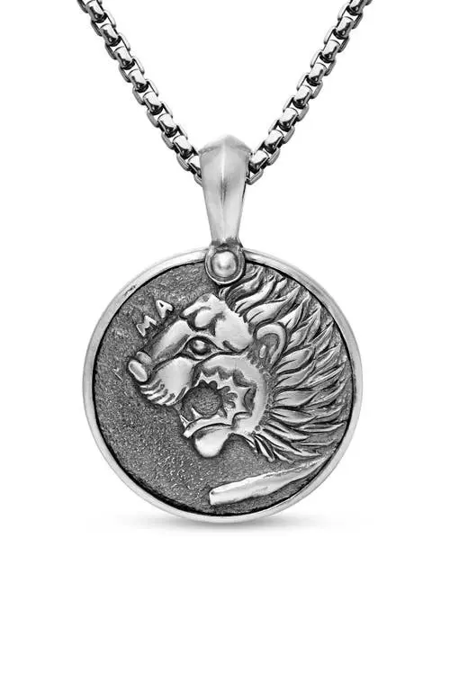 David Yurman Petrvs Lion Amulet - Silver