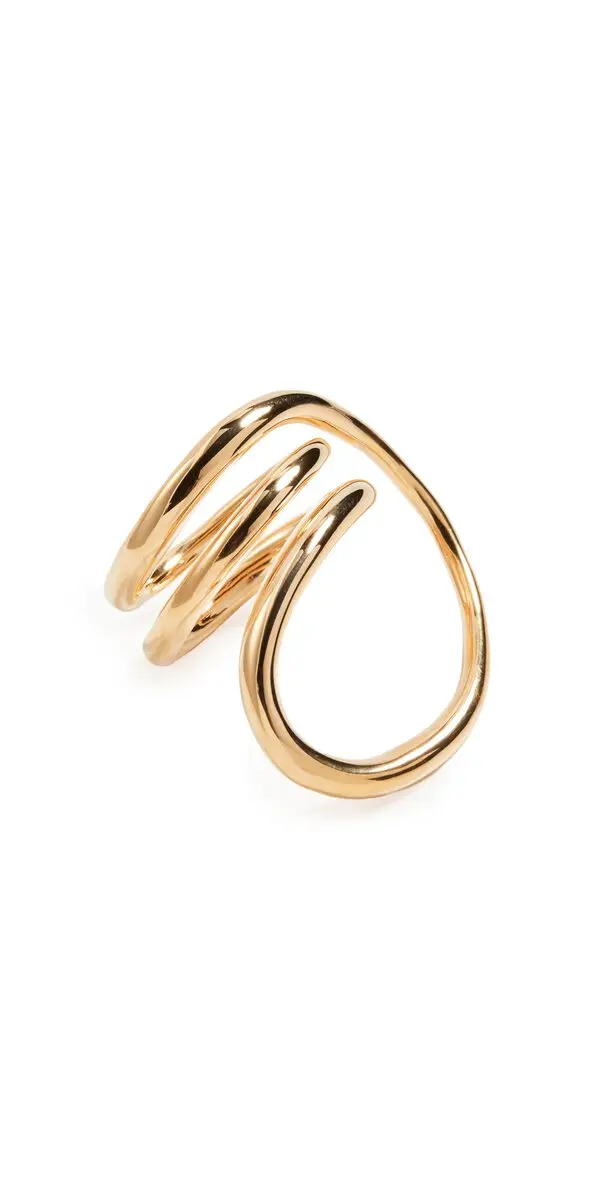 Charlotte Chesnais Round Trip Ring - Yellow Vermeil