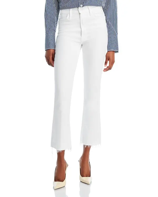 MOTHER The Hustler High Rise Flare Ankle Jeans - Fairest Of Them All