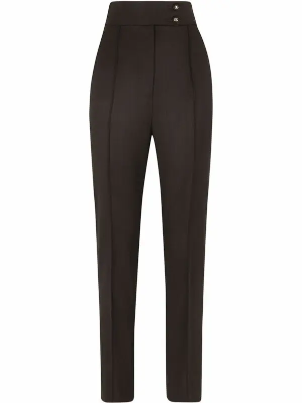 Dolce & Gabbana High-waisted Wool Trousers