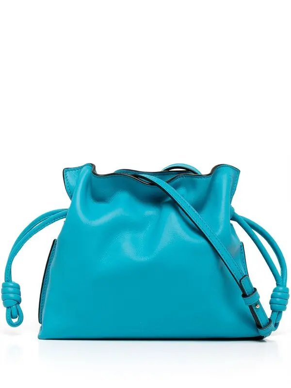 Loewe Flamenco Drawstring Bag - Blue | Editorialist