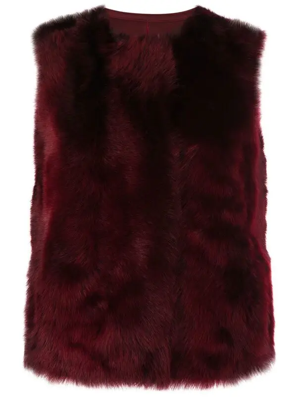 YVES SALOMON Reversible Wool Gilet