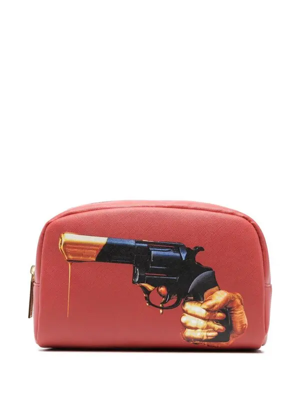SELETTI Printed Wash Bag