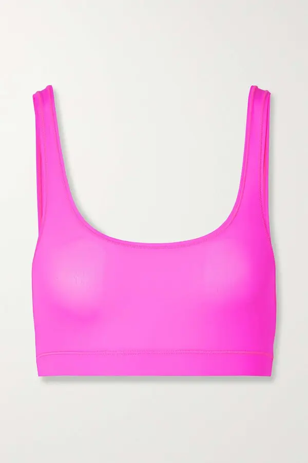 SKIMS Jelly Sheer Bralette Neon - Pink | Editorialist