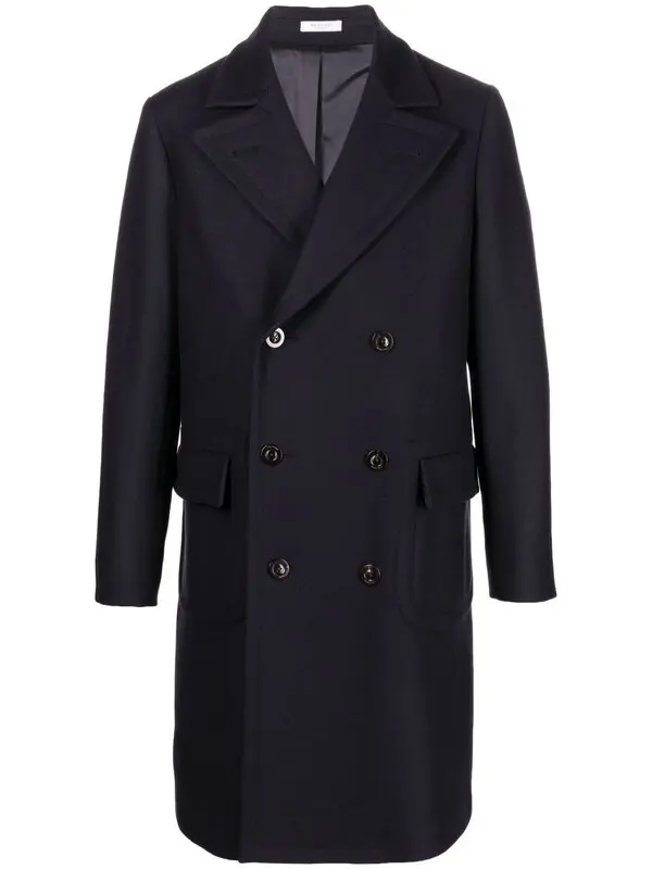 Boglioli Notched Lapels Double-breasted Coat