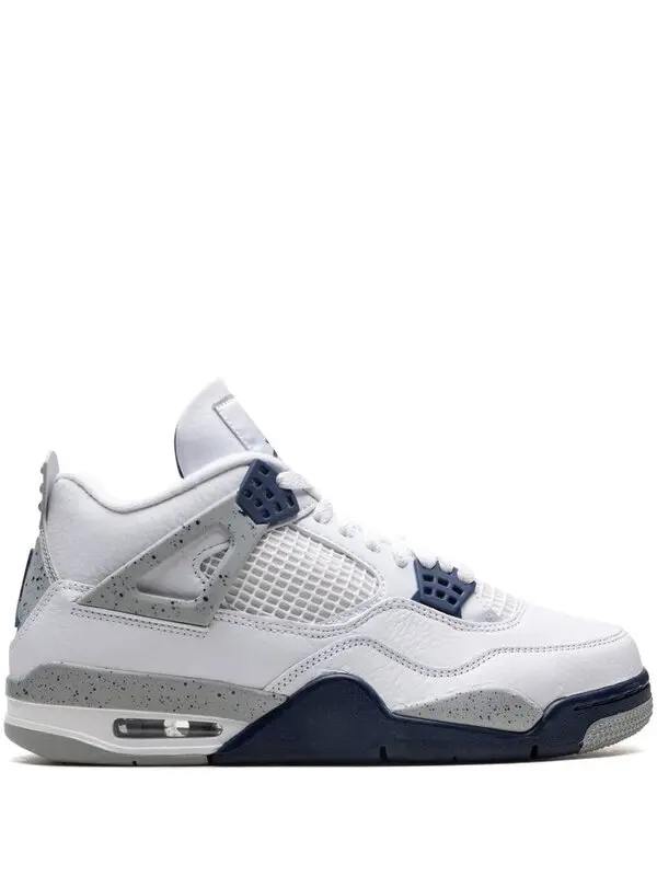 JORDAN Air Midnight Navy Sneakers - White