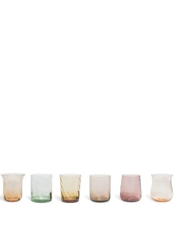 BITOSSI HOME 6 Piece Assorted Tumblers Set