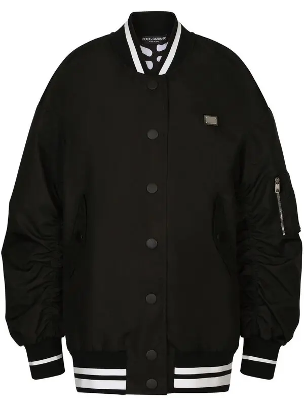 Dolce & Gabbana Stripe-trim Bomber Jacket