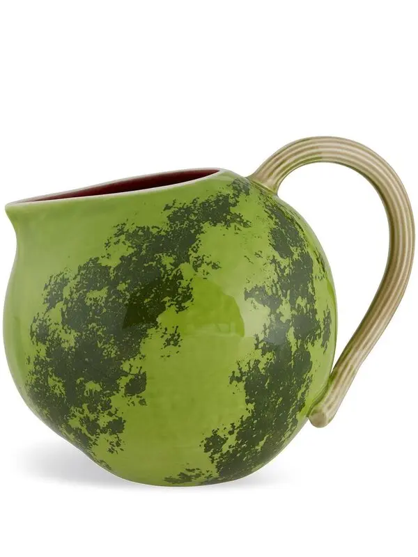 BORDALLO PINHEIRO Melancia' Glazed Pitcher